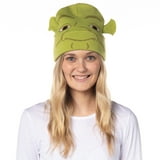 Seven Times Six Shrek Costume Beanie, Green Ogre Face Knit Hat with 3D ...
