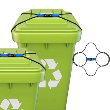 Zehuanyu Trash Can Lid Lock Elastic Rope Garbage Can Lock Strap ...