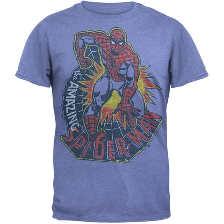 Spider-Man - Amazing Light Blue Soft T-Shirt | Walmart Canada