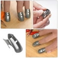 LIFKOME 4pcs Stainless Steel Cutting Guard Finger Protectors Finger ...