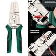 Precisions Electrical Cable Crimping Stripping Pliers Cutter Tool With ...