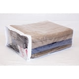 Vinylpac 5-Pack Clear Vinyl Zippered Storage Bags, 11x15x6 Inch, Heavy ...