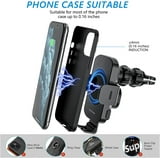 DIGITNOW Wireless Car Charger Phone Mount with Fast Charging and Auto ...