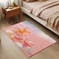 Doormat Bathroom Rugs 24x35in, Romantic Pink Beach Sunset Non Slip Door ...