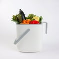 BLUE GINKGO Plastic Kitchen Compost Bin | Countertop Food Waste ...