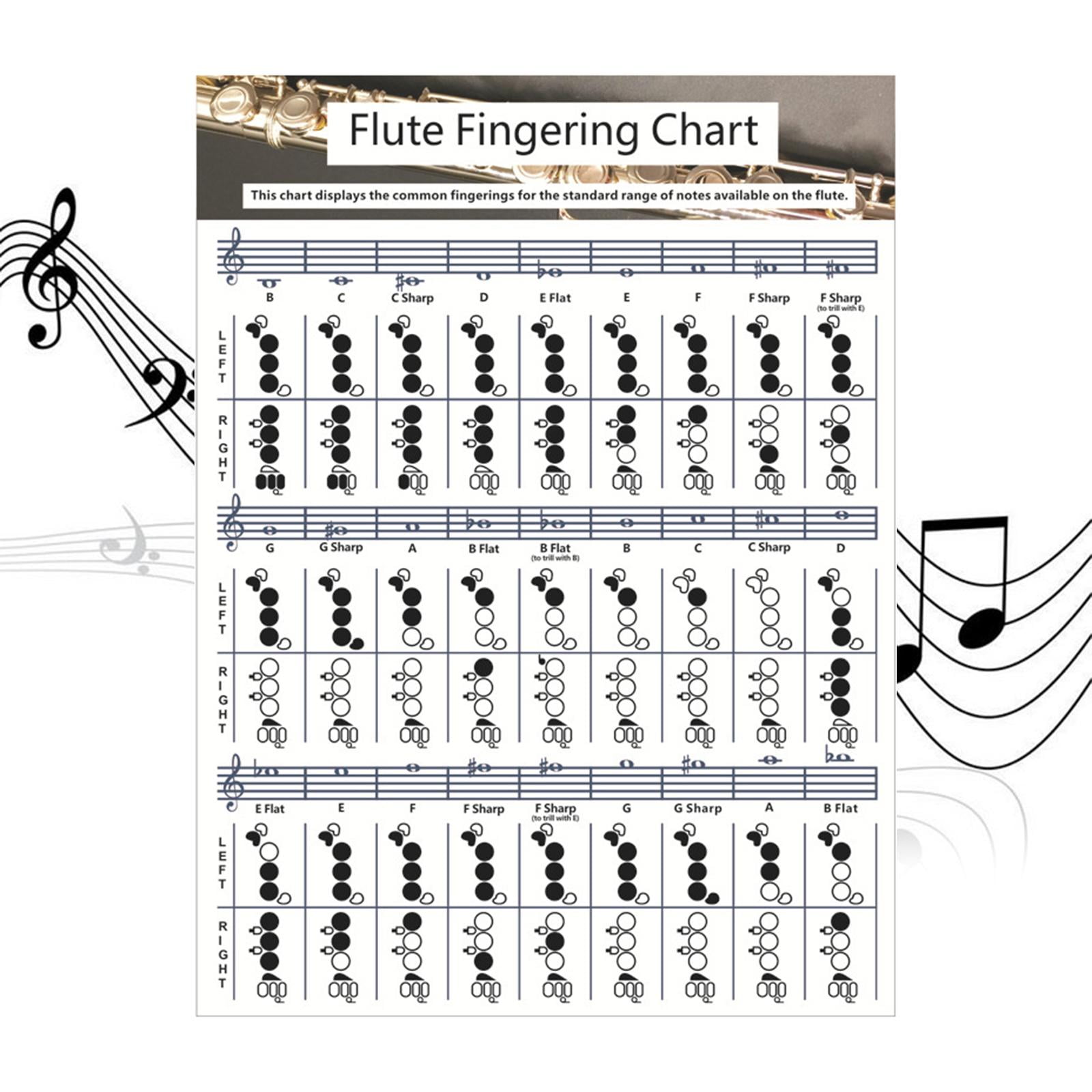 Flute Notes Chart