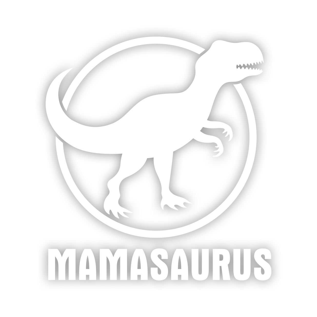 Mamasaurus Sticker Decal Die Cut - Self Adhesive Vinyl - Weatherproof ...