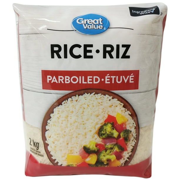 Great Value Parboiled Rice, 2 kg - Walmart.ca