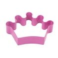 Way to Celebrate Tiara Shaped Cookie Cutter, Hot Pink, Stainless Steel ...