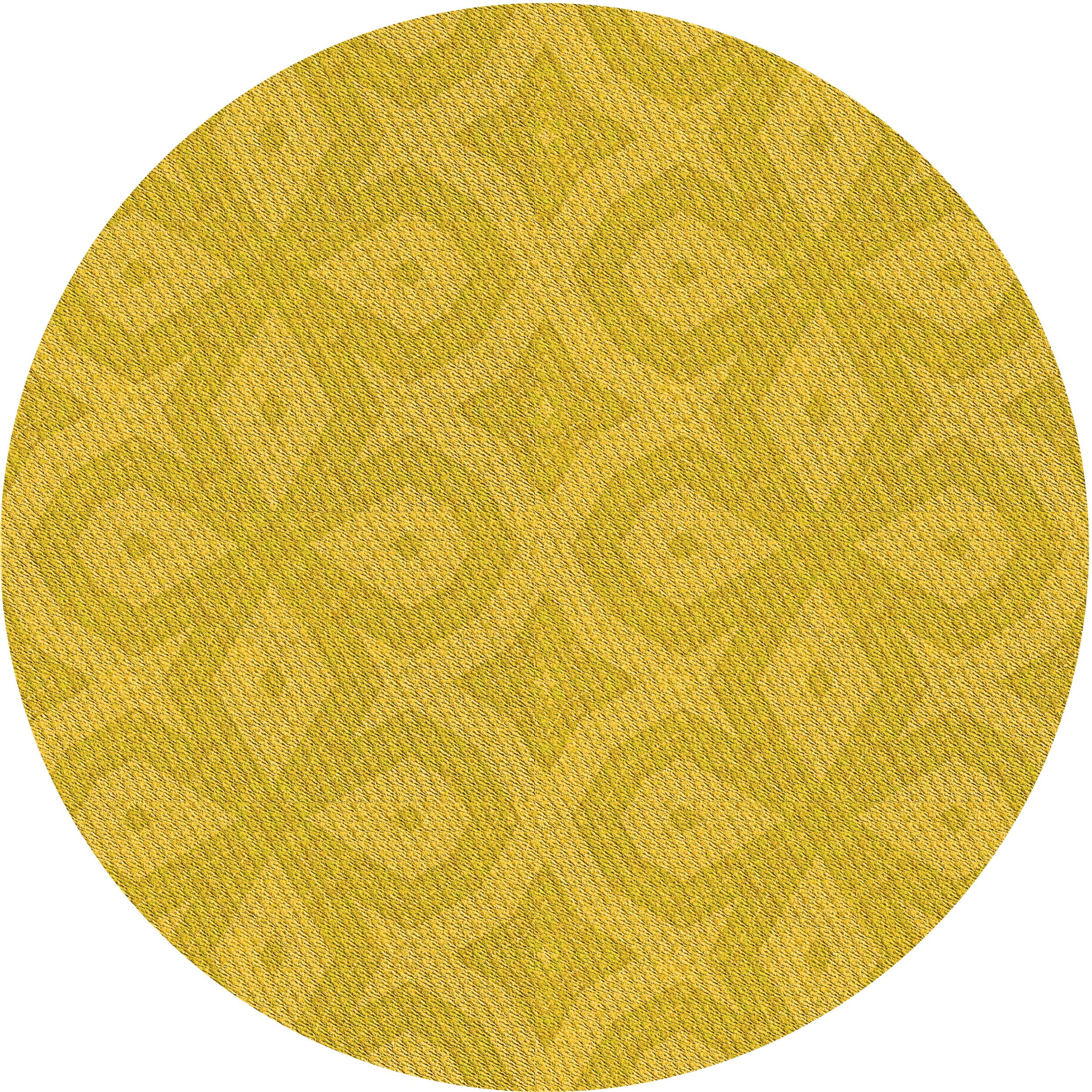 Ahgly Company Indoor Round Patterned School Bus Yellow Area Rugs, 5 ...