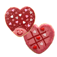 Bakery Bling Valentine’s Day Cookie Decorating Kit, All Natural, Heart ...