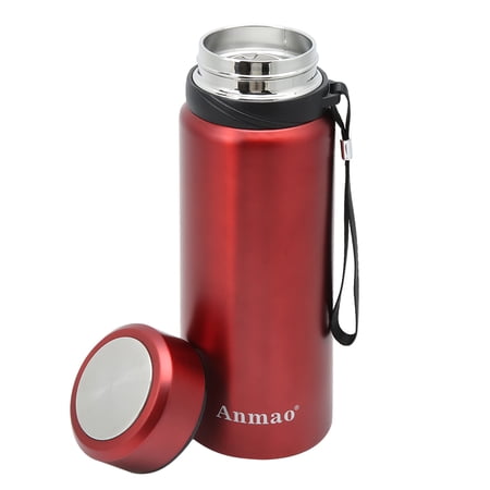 750ml Red Portable Stainless Steel Vacuum Insulation Outdoor Sport ...