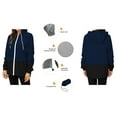 Rosvigor Womens Waterproof Raincoat Lightweight Color Block Jackets ...
