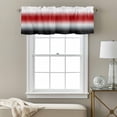 Valances for Windows Abstract Gradient Minimalist Style Rod Pocket ...