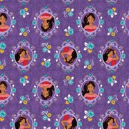 Disney Panel Tinkerbell Floral in White Fabric by The Yard - Walmart.com