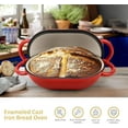 Dutch Oven for Bread Baking - Cast Iron Pot with Lid - for Sourdough ...