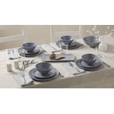Oneida Entertain 365 48 oz Blue Stoneware Serving Bowl for Kitchen or ...