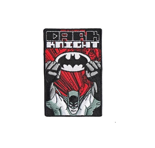 Patch - DC Comic - Batman - Dark Knight Black/Red Iron On Toys New p-dc ...