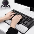 2-in-1 Mechanical Keyboard Wrist Rest with Integrated Memory Foam ...