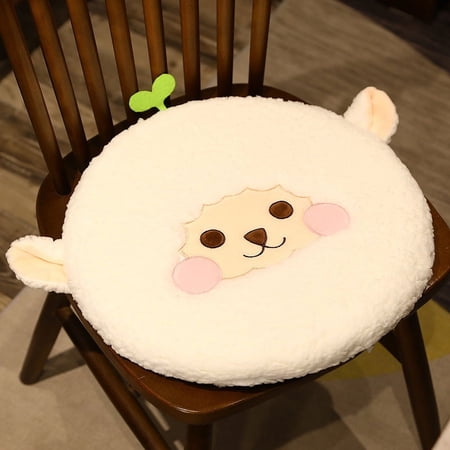 SHAR 40cm Round Cartoon Animal Stool Cushion, Cute Animal Cove Design ...