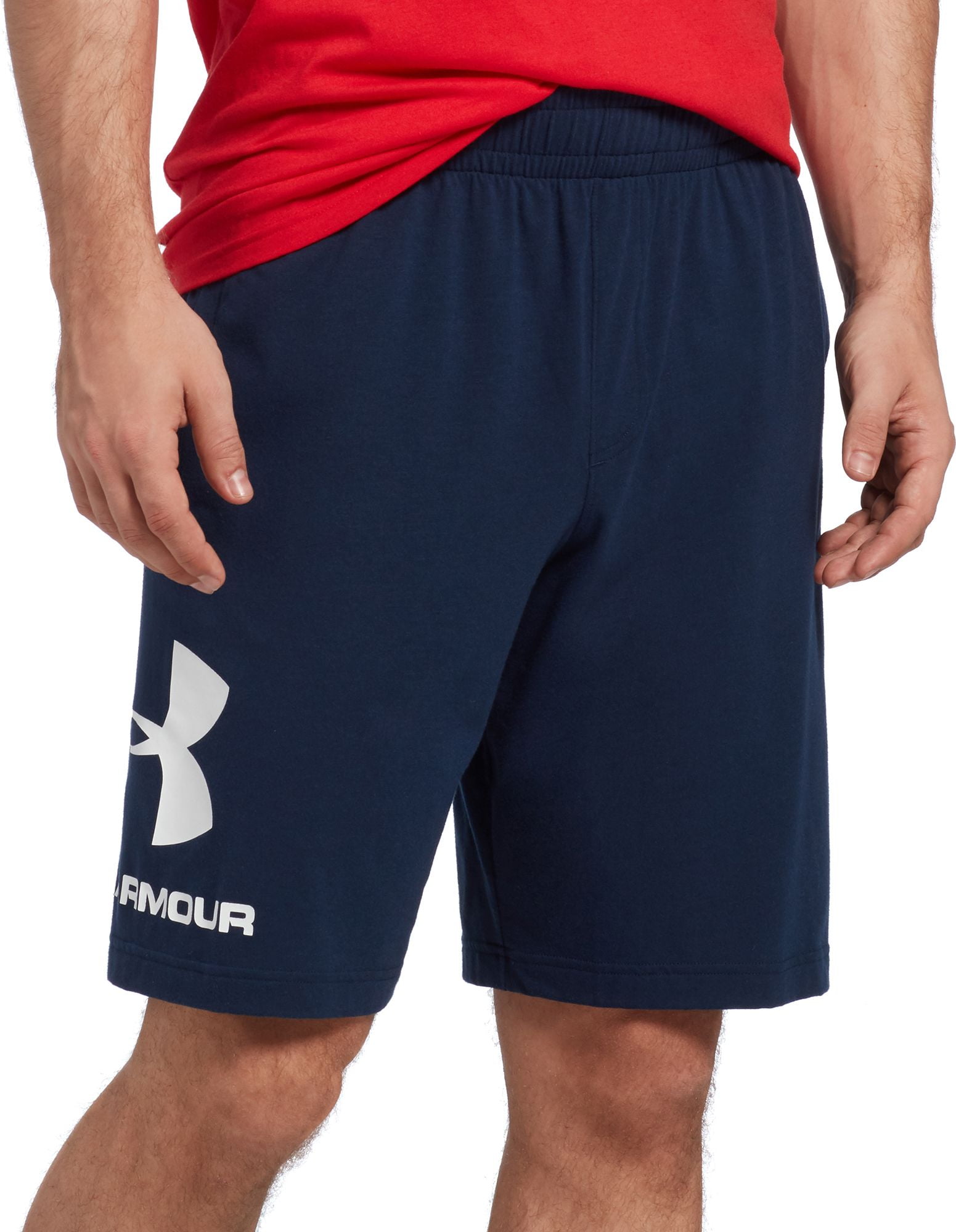 Under Armour Mens Cotton Sportstyle Logo Shorts