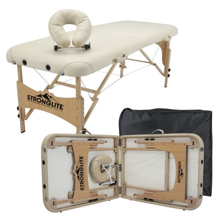 STRONGLITE Portable Massage Table Package Shasta - All-In-One Treatment ...