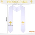 Embroidery Clergy Stole Church Pastor Wedding White Traditional Choir ...