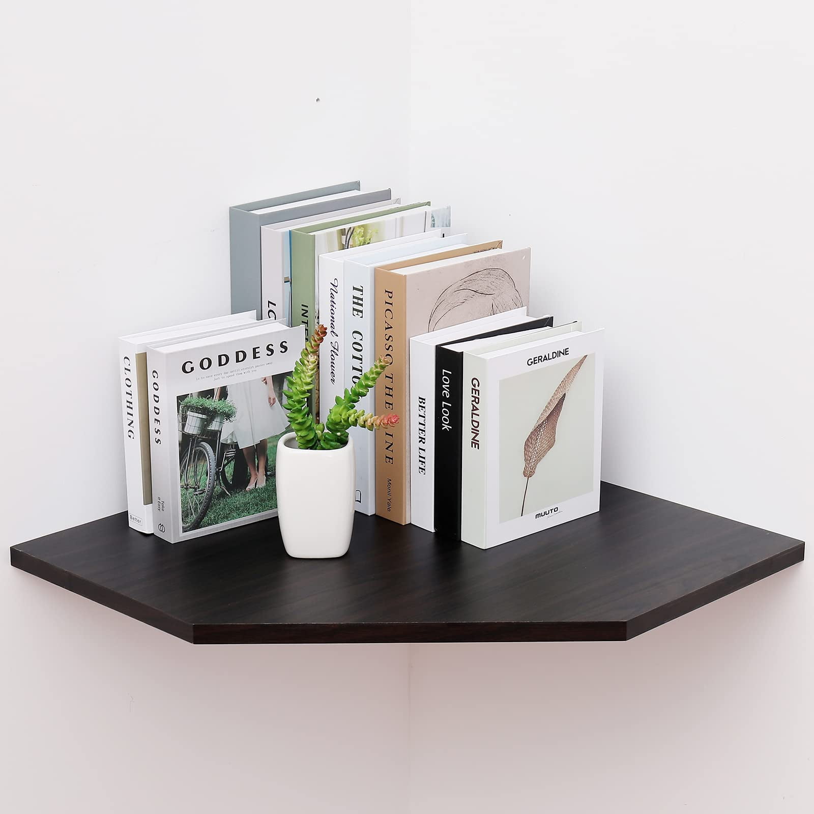 Large Floating Corner Shelves