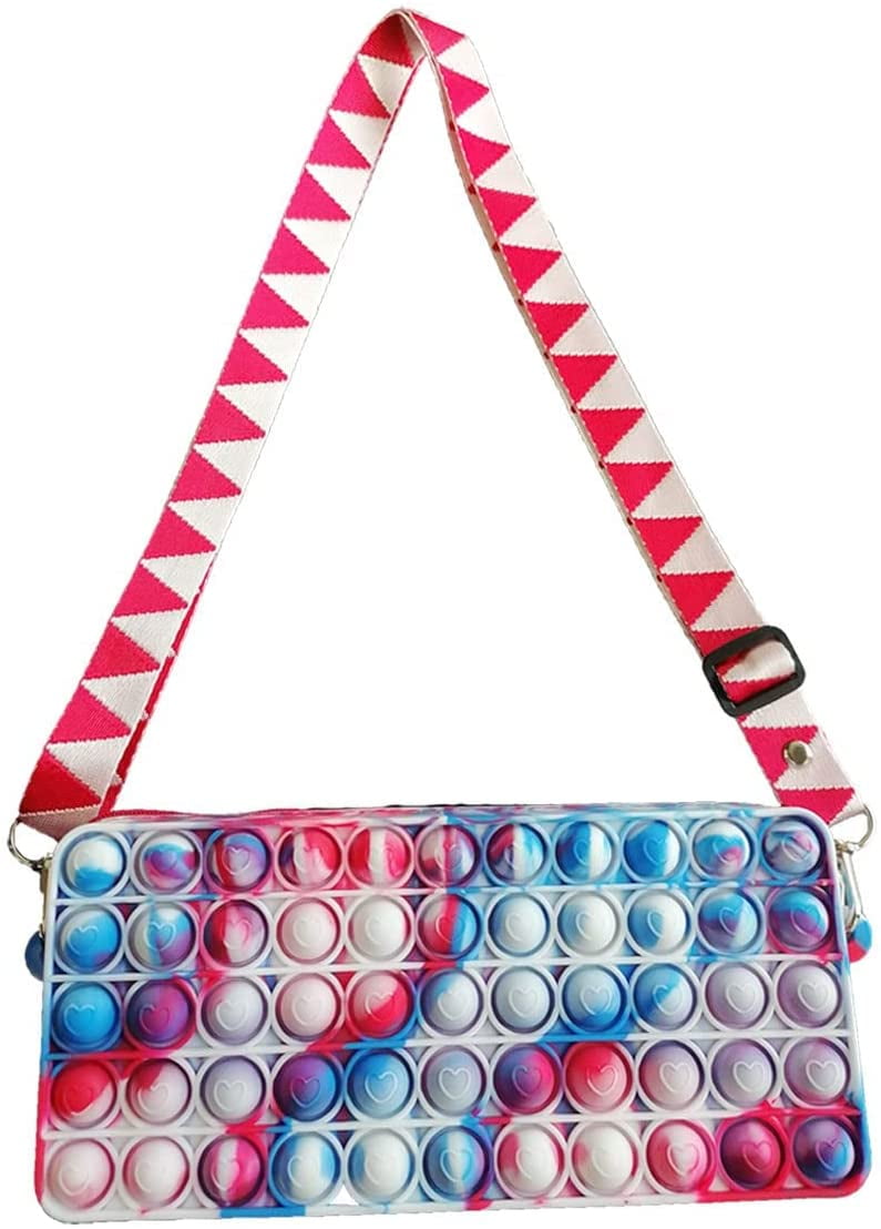 ZC5HAO Pop Purse for Girls Women, pop Bag Sensory Pop Fidget Toy ...