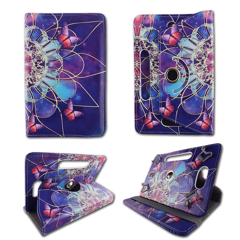 Galaxy Butterfly folio tablet Case for RCA 7 inch android tablet cases ...
