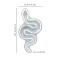 2Pcs Flexible 3D Snake Resin Molds (Large & Small) – Effortless ...