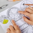 Today Only, Rotatable Math Ruler, Drawing Template, Measuring Scale ...