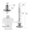 Gamexcel LED Flameless Taper Candles, Silver Holders, Remote Control ...