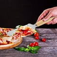 Wovilon Wood Handle Pie Server, Pizza Pie Server, Cake Holder Transfer ...