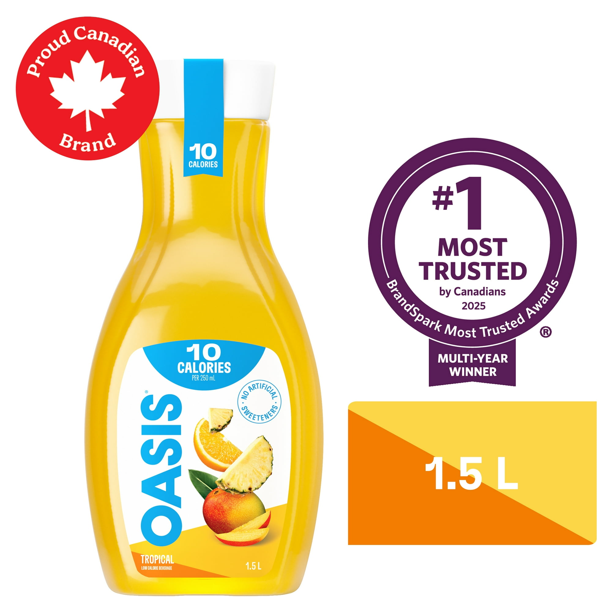 Click here for Oasis Tropical 10 Calories Beverage 1.5 L prices