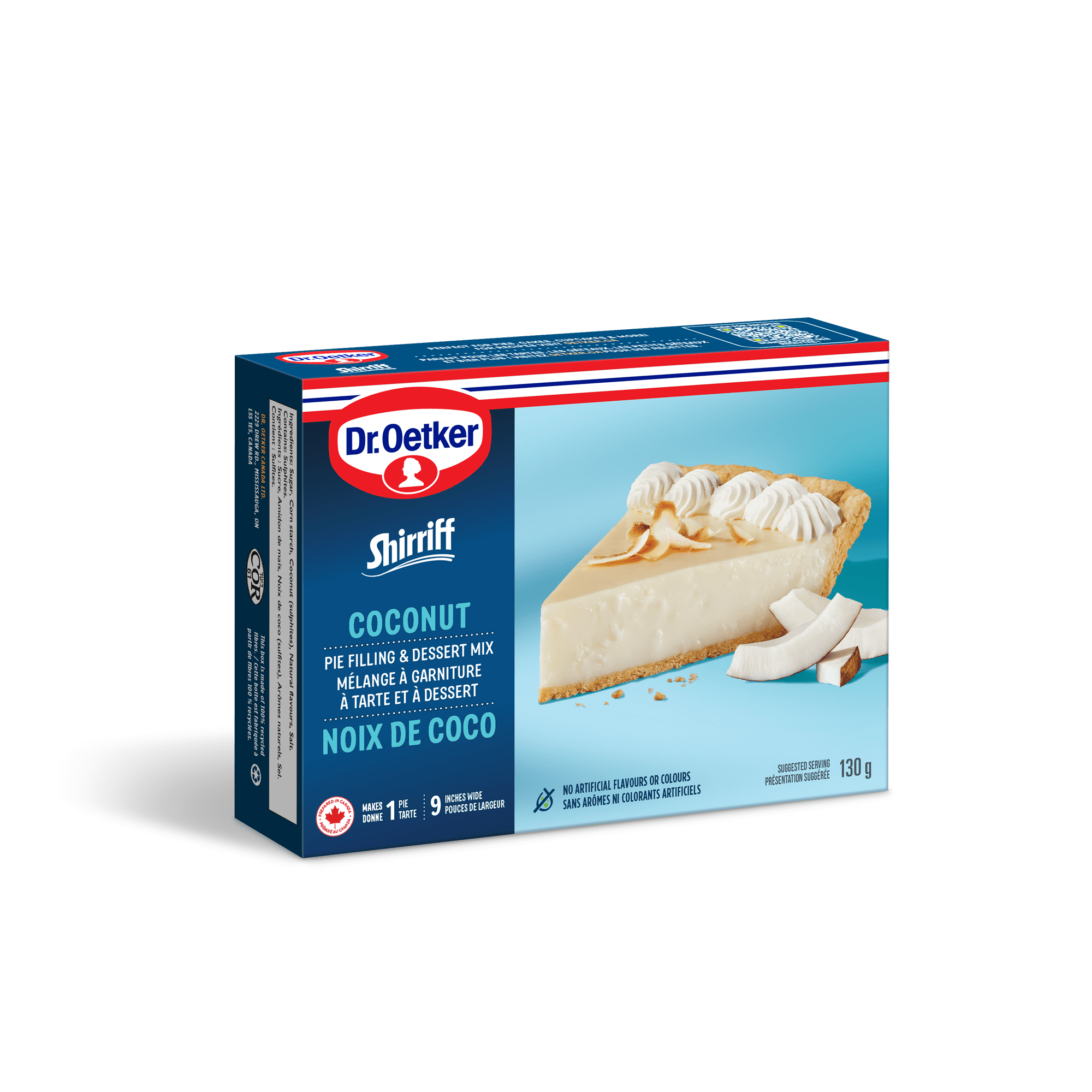 Click here for Dr. Oetker Coconut Pie Filling & Dessert Mix 130 G prices