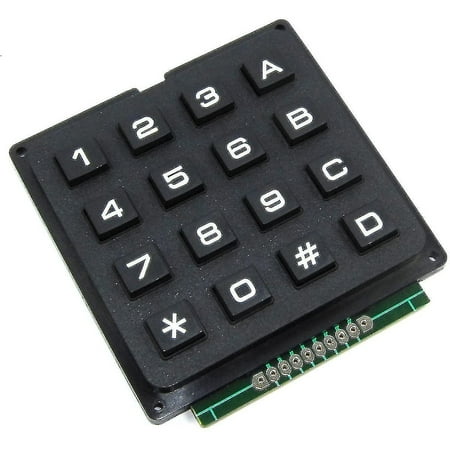 4x4 Membrane Matrix Keypad Module1pcsblack | Walmart Canada