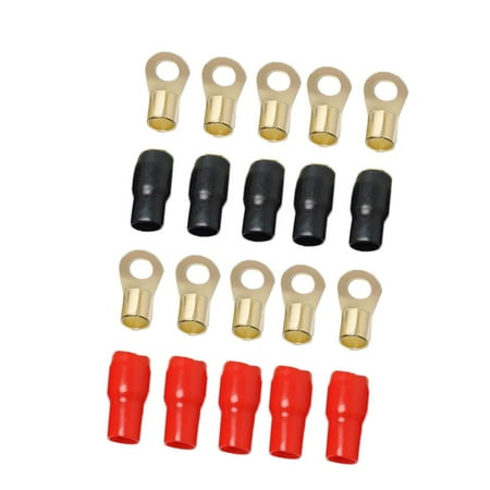 5 Pairs 4 AWG Gauge Terminals Wire Connector Positive+Negative ...