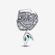 PANDORA Blue and Clear Sparkle Charm - 798487C02 - Walmart.com