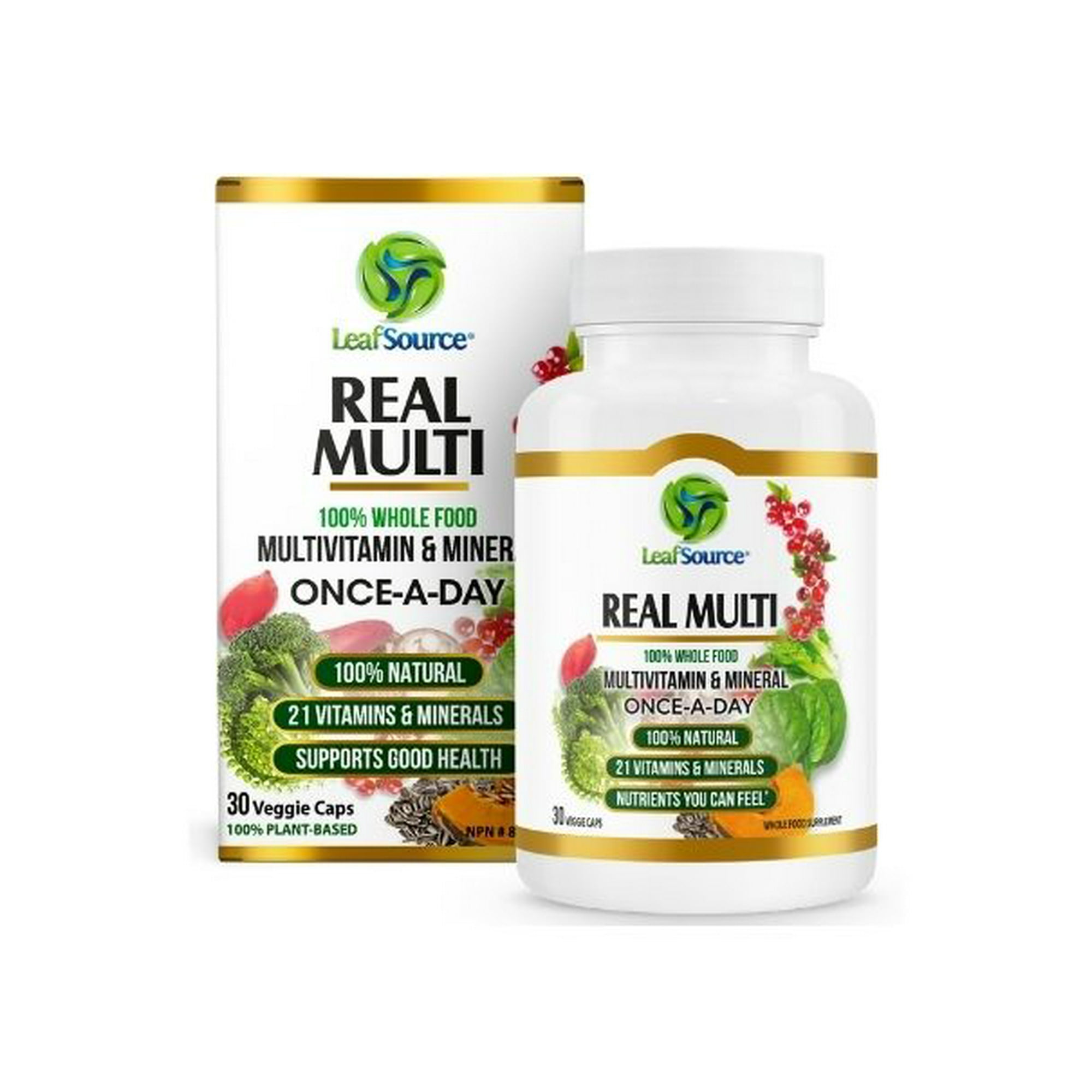Click here for Leaf Source - Real Multi  30 Vcap 30 Veggie Capsul... prices