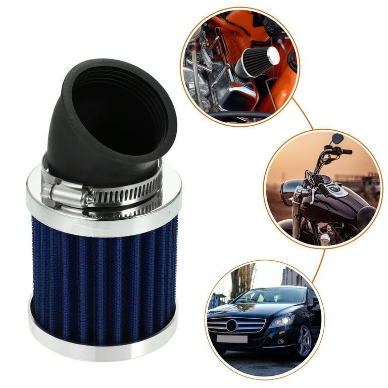 Clamp On Air Filter Pod Set Of 4 Black Motorcycle Pod Air Filters ...