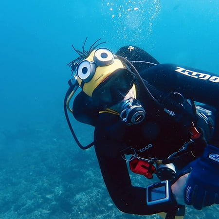 BRLUCKY Wetsuit Hood Yellow Man 3mm Neoprene Scuba Diving Hood for Men ...