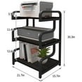 Natwind 3-Tier Home Office Printer Stand File Storage Rack with Anti ...
