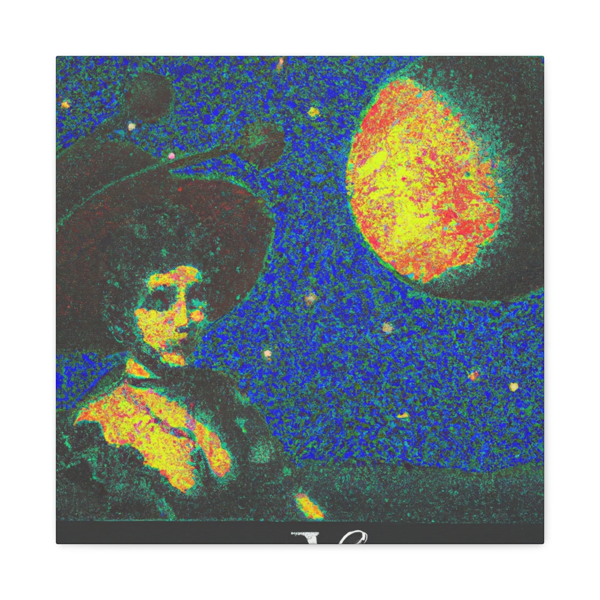 Venus in Pointillism - Canvas - Walmart.com