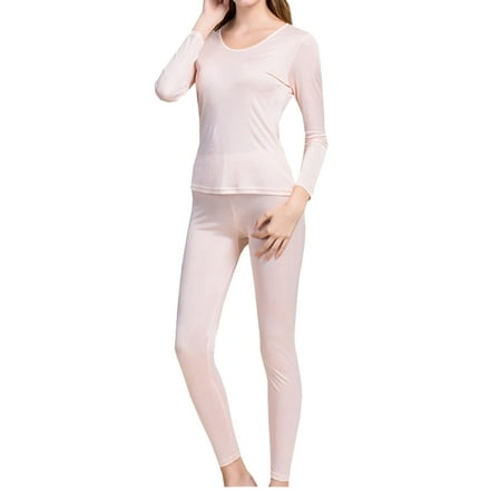 Grenasasilk Women's Silk Long Underwear | Silk Thermal Underwear Sets ...