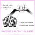 Veyesbeauty Luxebold Eyelash Extension Lash Cluster 16mm Natural ...