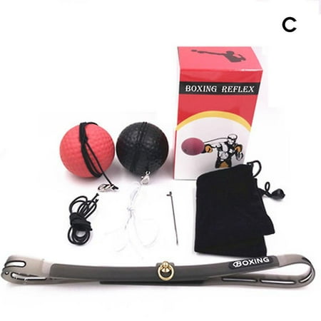 Boxing Reflex Ball Set Training Balls On String Speed Hand Eye Reaction ...