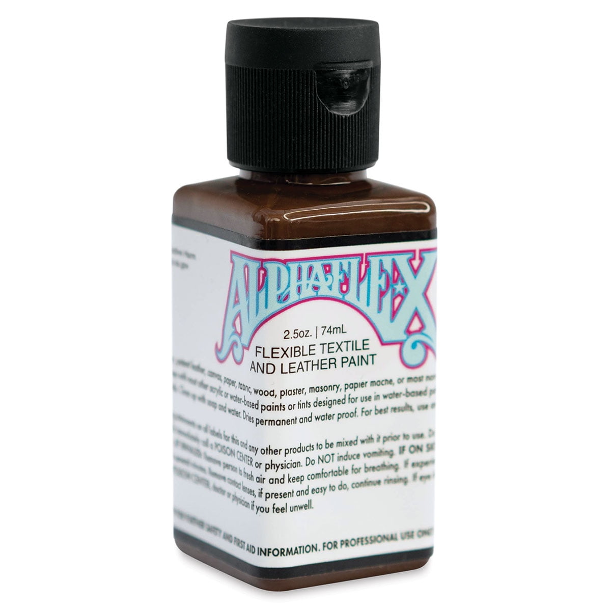 Alpha6 AlphaFlex Textile and Leather Paint - Medium Brown, 74 ml ...