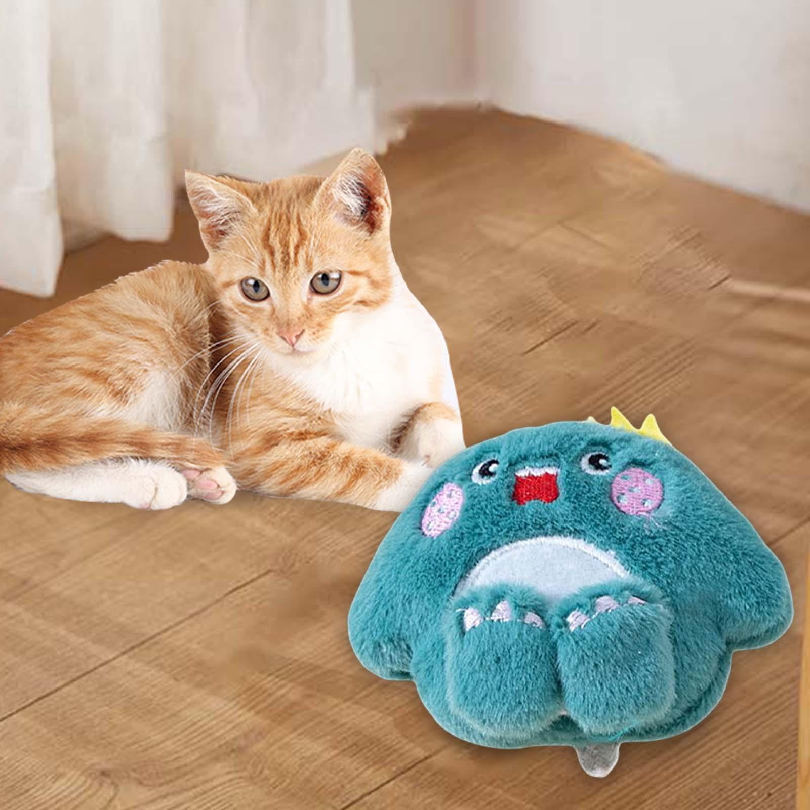 Portable Plush Cat Catnip Toy Indoor Cats Kitten Kicking Pillow Chewing ...
