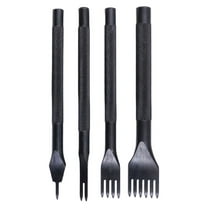 Spencer White Steel 1/2/4/6 Prong Leather Hole Punch Tool Craft Pricking Iron Diamond Lacing ...